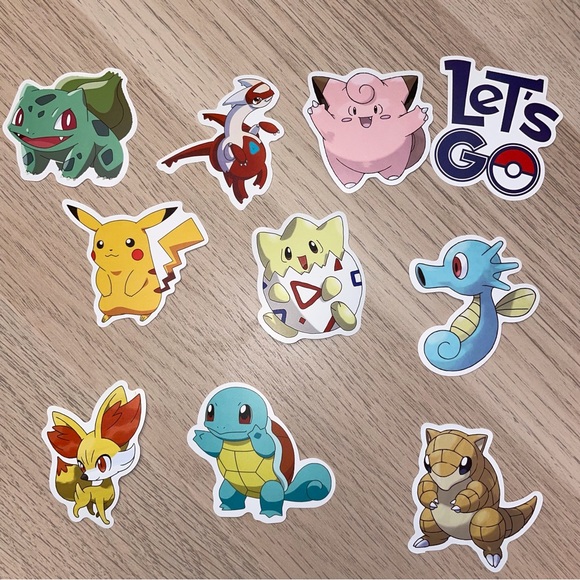 Art | Pokmon Stickers 1 | Poshmark